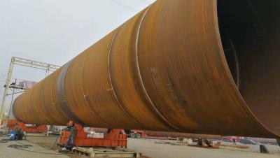 Cina Fondamento di saldatura di Monopile del rotolo di tornitura dell'Assemblea della turbina di vento di terra 600t in vendita