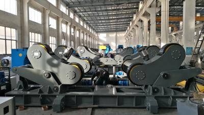 China Traversing Fit Up Welding Roller Bed Self Aligned Section Assembly Welding Rotator for sale
