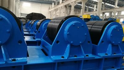 China Rubber Wheel Tank 100t Welding Turning Roll Speed Adjustable for sale