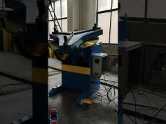 Rotary Tilting Welding Manipulator Pipe Elbow Shaft Height Adjustable