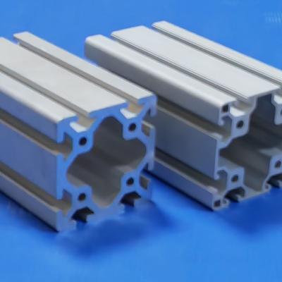 Cina Scanalatura di alluminio di profilo 4060 80x80 8mm di industriale del rivestimento in vendita