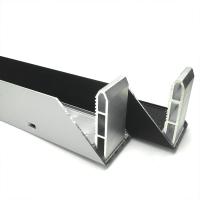China Tempered Aluminum Solar Panel Frame Mounting Angle Extruded Section Lightweight for sale
