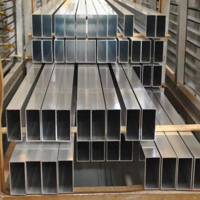 Cina 6063 T5 Tubo in alluminio Tubo Profilo 6061 Circolare Quadrato Sabbiatura in vendita