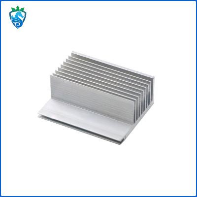 China Die Cast Industrial Aluminum Profile Heat Sink Extruded Square Corner for sale