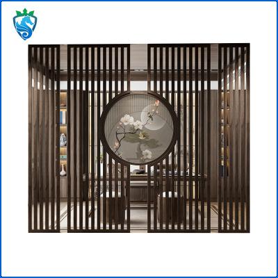 Cina T651 Decoration Aluminum Grille Background Wall Alloy Screen Custom Living Room in vendita