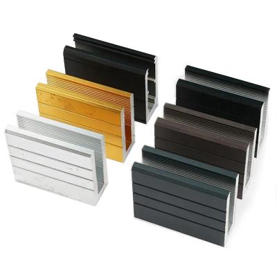Cina Extrusion Process Aluminum Handrail Profiles Alloy 6060 Railing U Groove in vendita