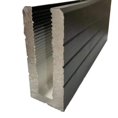 Cina Extrusion Process Aluminum Handrail Profiles Alloy 6060 Railing U Groove in vendita