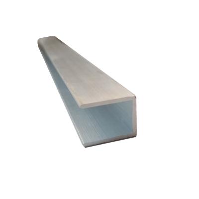 Cina Aluminum Railing Handrail Profile Pre-Buried U-Shaped Groove Aluminum Alloy Open Groove in vendita