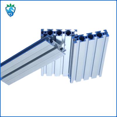 China Profilo di alluminio di profilo della catena di montaggio del supporto della T-scanalatura della struttura di alluminio dell'estrusione for sale