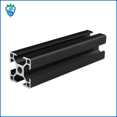 China Extrudeerprofiel Zwart 9090 Fabrieksproductie Lijn Aluminiumprofiel Te koop