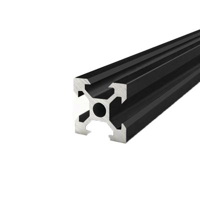China Extrudeerprofiel Zwart 9090 Fabrieksproductie Lijn Aluminiumprofiel Te koop