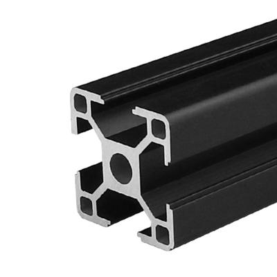 China Extrudeerprofiel Zwart 9090 Fabrieksproductie Lijn Aluminiumprofiel Te koop