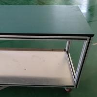 China Industrial Aluminum Profile Workbench Bracket Custom Workshop Assembly Line 6000 Series T3-T8 for sale
