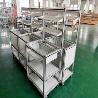 China Multifunctional Aluminum Profile Workbench Assembly Worktable Material Sorting for sale