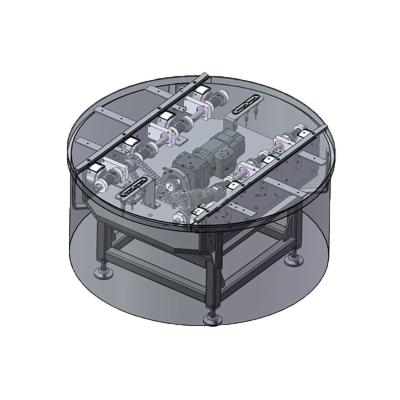 Cina Industrial Aluminum Conveyor Line Roller Pallet Rotating Table Manufacturer Customization in vendita