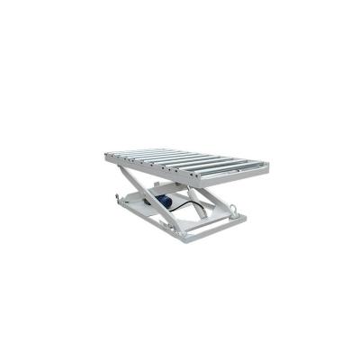 Cina Aluminum Assembly Line Roller Lift Table Is Used For Cargo Transportation In The Workshop in vendita