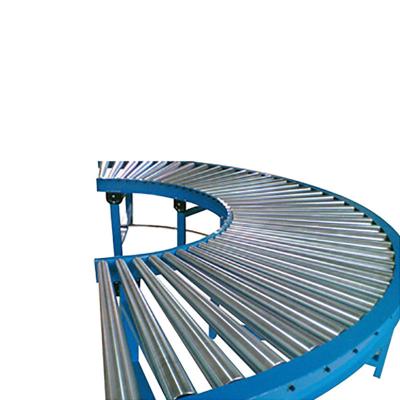 Cina Aluminum Small Diameter Roller Curve Conveyor Custom Size Specifications in vendita