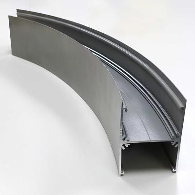 China Premium Aluminum Curved Profiles: Ideal For Track Installations zu verkaufen