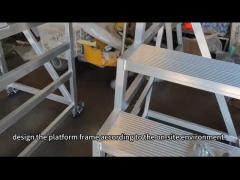 7 Foot 8 Foot 9 Ft 16 Foot Aluminum Step Ladder Shelf Profile Climbing Work