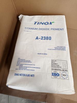 中国 ゴムおよびセラミック用途向け高白色度アナターゼ型二酸化チタン TINOX A-2380 販売のため