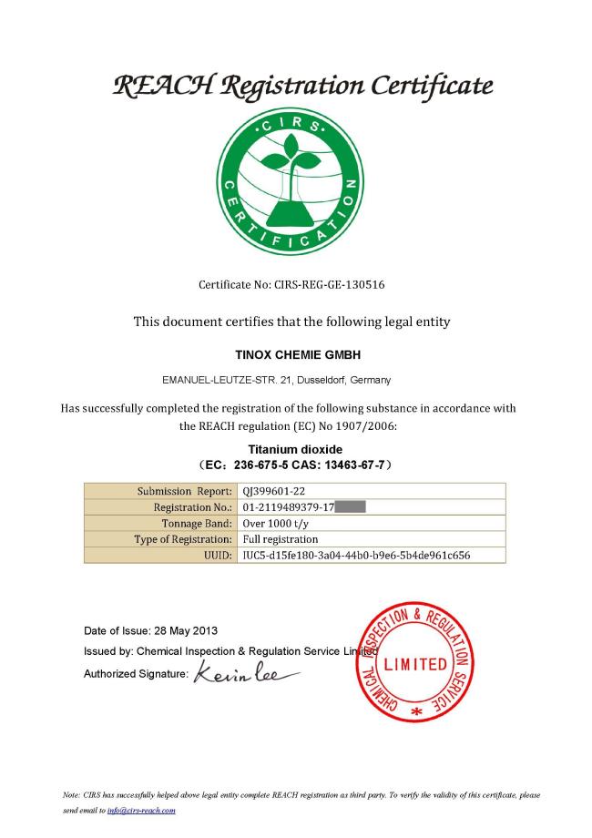Certification Document