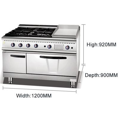 中国 Heavy Duty Commercial Kitchen Cooking Equipment - NG/LPG 3.95/5.66Kg/h R13/4 Gas Connection 販売のため