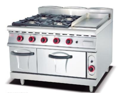 中国 Commercial Stainless Steel Gas Cooking Equipment Model GL-RS-4G NG/LPG Powersupply 販売のため