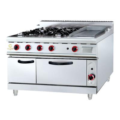 中国 Stainless Steel Gas Restaurant Cooking Equipment GL-RS-4G NG/LPG 3.95/5.66Kg/h 販売のため