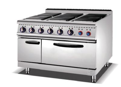 Китай Digital Control Gas Restaurant Cooking Equipment Full Smooth Plate Trays 220-240V Silver White продается