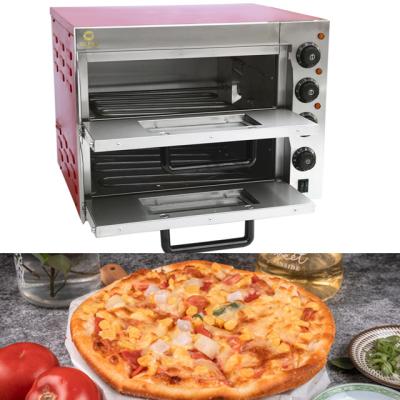 Cina 3kw Electric Pizza Baking Oven Commercial Equipment with Marble/Stainless Steel Base in vendita