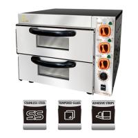 China 33KG Commercial Baking Oven 2.7KW Electric Pizza Oven 220V 50Hz for Bakery for sale