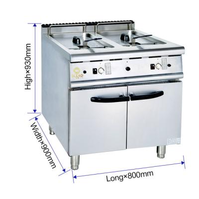 Cina Gas Consumption LPG/NG 800×900×850 70 Restaurant Cooking Equipment GAS Fryer  mahcine in vendita