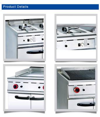 Cina Gas Consumption LPG/NG 800×900×850 70 Restaurant Cooking Equipment GAS Fryer  mahcine in vendita