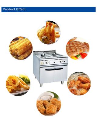 Cina Gas Consumption LPG/NG 800×900×850 70 Restaurant Cooking Equipment GAS Fryer  mahcine in vendita