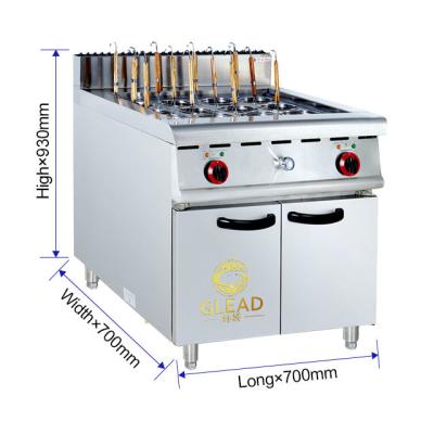 Cina Apparecchiature per cucinare in acciaio inossidabile con serbatoio di 340x550x270/30x2L, dimensione e capacità in vendita