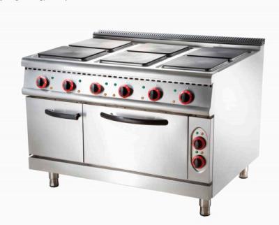 China Stainless Steel Gas Cooker Commercial Kitchen Equipment with 11.2kw Power 100-300.C Temperature Range Standing for sale