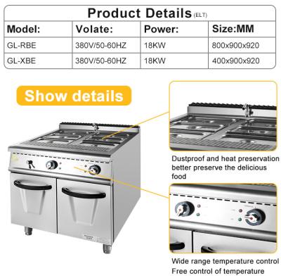 Cina Powerful GL-RB Commercial Kitchen Cooking Equipment for LPG/NG 22 Supply in vendita