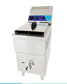 Cina Commercial Gas Fryer with 2 Burners Stainless Steel Kitchen Cooking Equipment for Frying 100-300.C Temperature in vendita