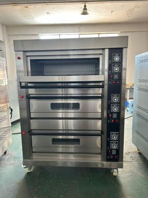 Cina 220V 50HZ Commercial Kitchen Gas Deck Oven For Baking Bread Egg Tarts Mookcake in vendita