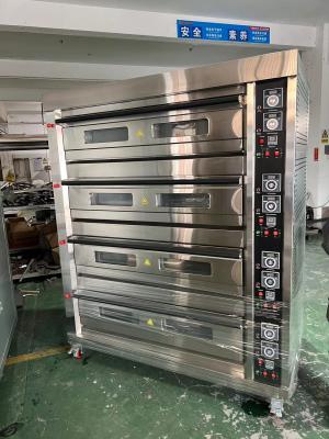 China Gas Deck Oven 16-Tray Capacity For Bakery Cooking 485g Net Weight 220V Power Source for sale