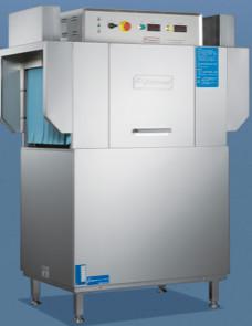 China Stainless Steel Flight Type Dishwasher 380V Safety Protection Device Automatic Conveyor Stop for sale