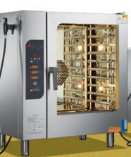 Apparecchiature di cottura commerciale Forno combinato A 380V riscaldamento elettrico per pasti di capacità 20x1/1GN