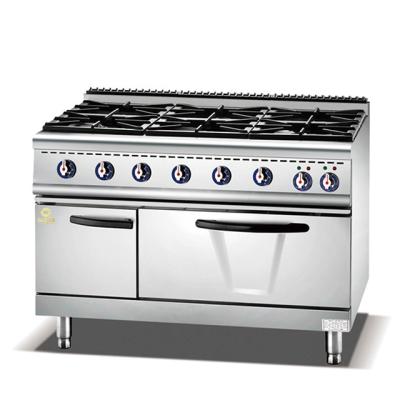 China Power Gas Valve LPG/NG Commercial Cooking Range Machine Low Noise with GL-ZH-RA-6A Model à venda