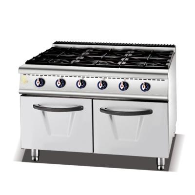 中国 Adjustable Temperature Control Cooking Range Machine GL-ZH-RA-6A with Low Noise and LPG/NG Gas Valve 販売のため