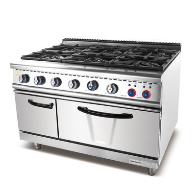 China LPG NG Gas Valve Commercial Cooking Range Equipment with Customized OEM/ODM Service for sale