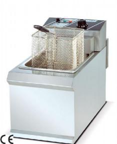 中国 Stainless Steel 1 Tank Fryer Restaurant Cooking Equipment with Mechanical Control Panel for Precise Fry 販売のため