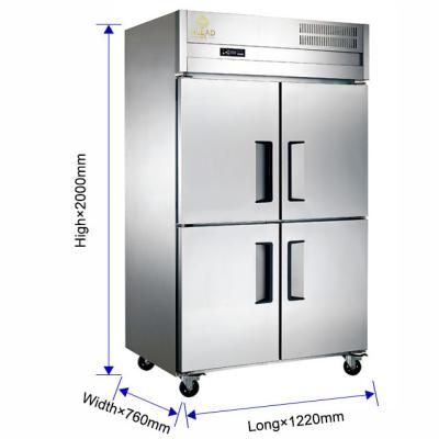 China Stainless Steel Commercial Refrigerator Freezer with Freezing Functionality for Storage - 220-240V 50Hz for sale