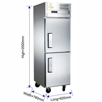 China Stainless Steel Commercial Refrigerator Freezer with Freezing Functionality for Storage - 220-240V 50Hz for sale