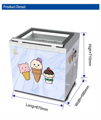 Cina Ventilated Industrial Cold Storage / Industrial Chiller Units with Smart Gelato Ice Cream Showcase in vendita