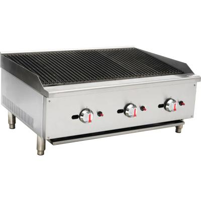 China Digital Control Panel Lava Rock Grill Iron Cooking Equipment à venda